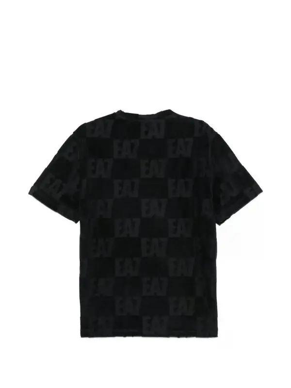 EA7 Patterned Round-neck T-shirt