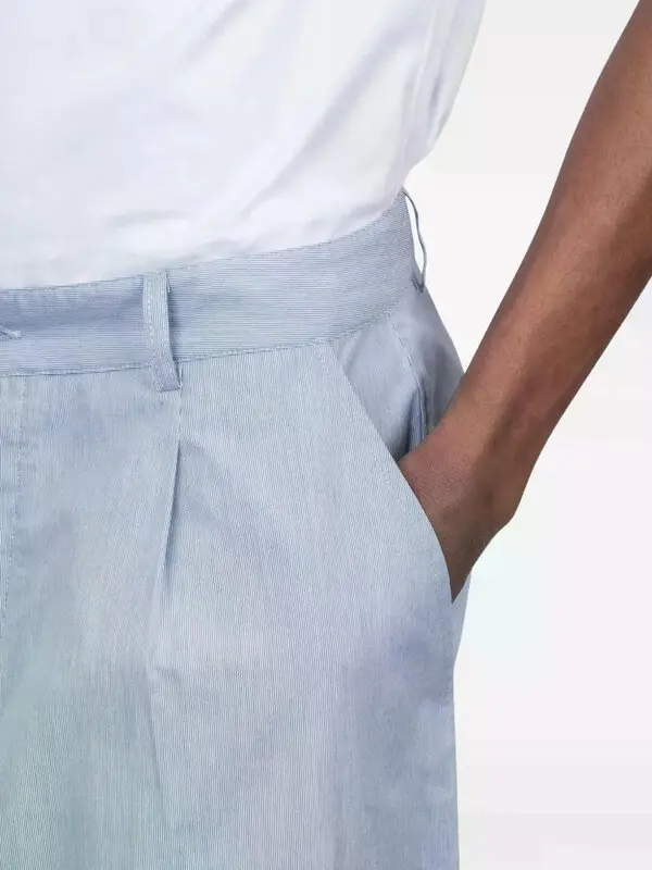 Universal Works Duke Front-pleat Trousers - Blue