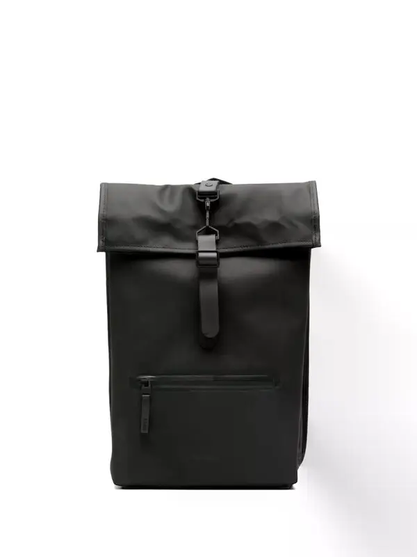 Rains Rolltop Backpack - Black