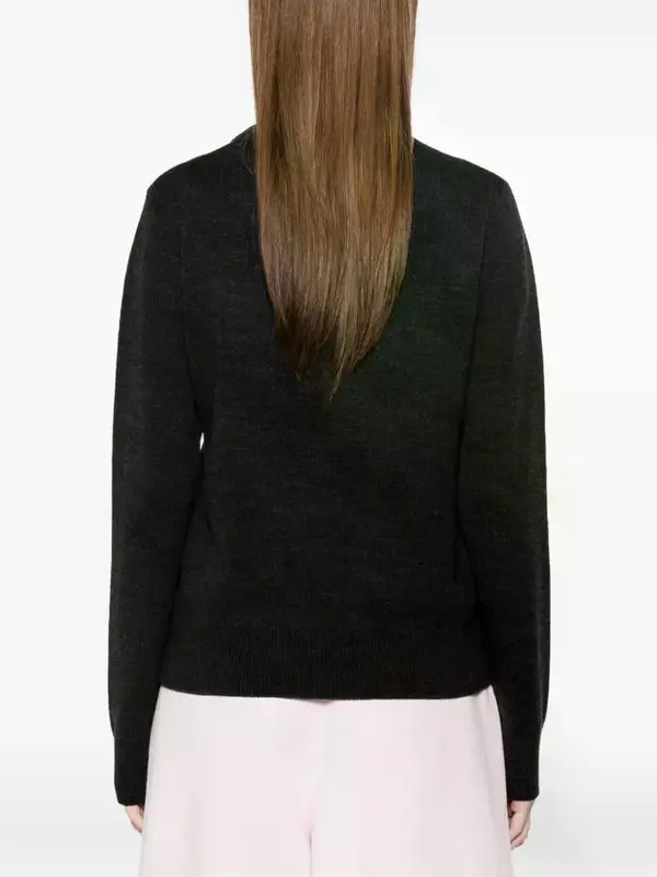 GANNI Appliqué Crew Neck Knitwear