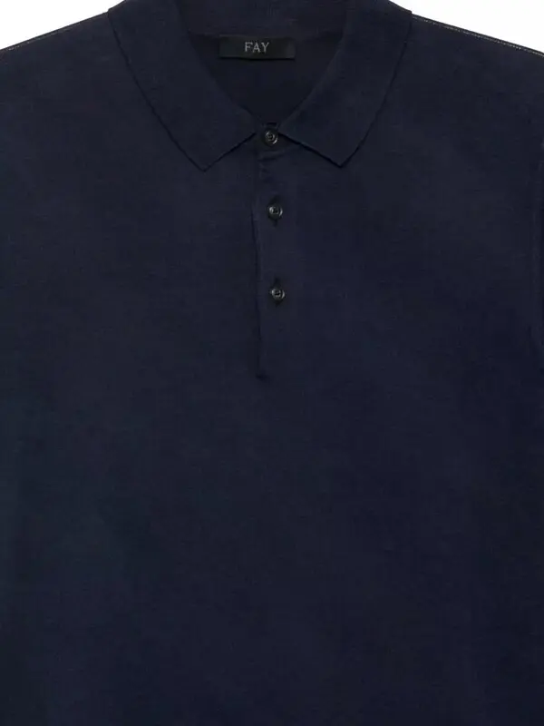 FAY Buttoned Polo Shirt