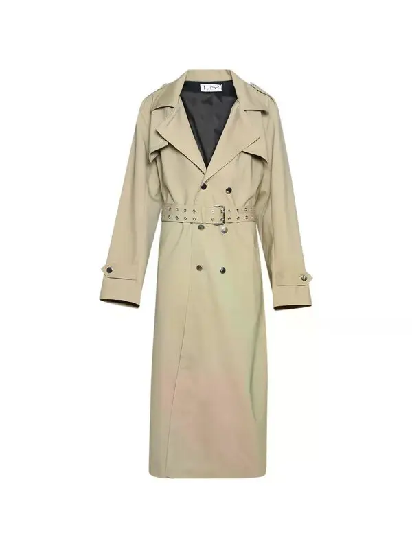 LUDOVIC DE SAINT SERNIN Amanda Belted Trench Coat - Neutrals