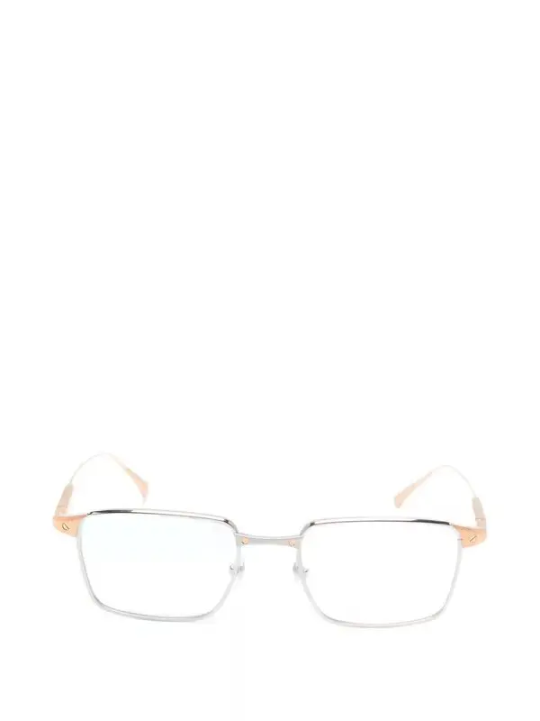 Cartier Rectangle-frame Glasses - Silver