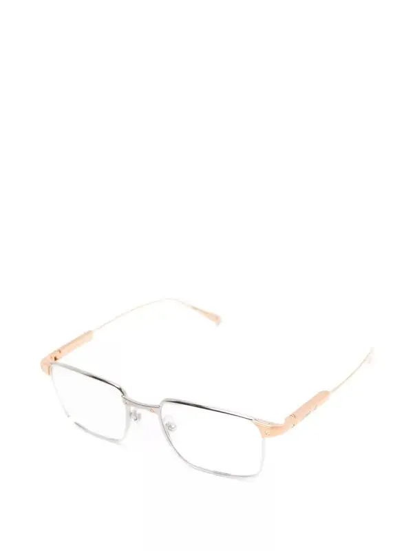 Cartier Rectangle-frame Glasses - Silver