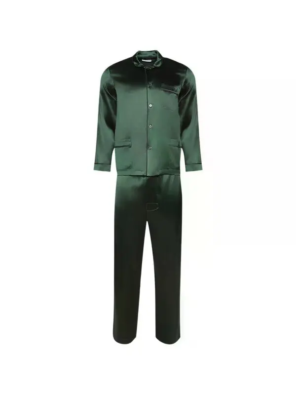 Enfants Riches Déprimés Front-pocket Pyjama Set - Green