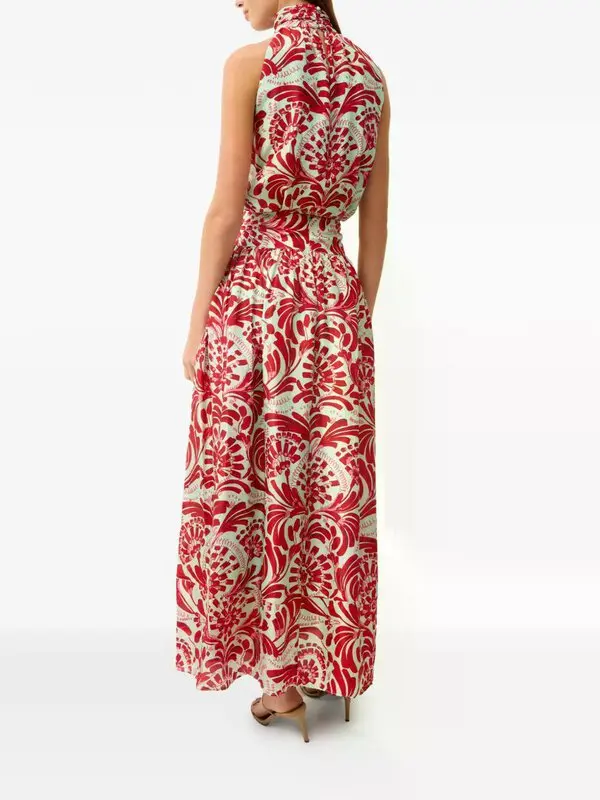 MARIE OLIVER Oaklen Ruffled Floral Print Skirt