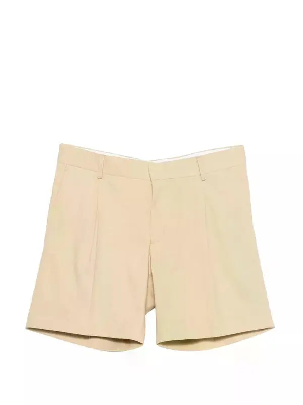 Karl Lagerfeld Pleated Shorts - Neutrals