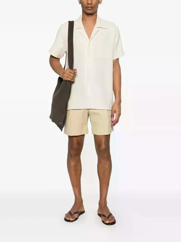 Karl Lagerfeld Pleated Shorts - Neutrals