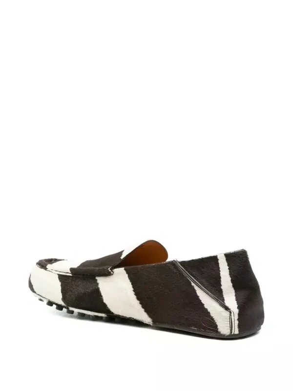 TOD'S Striped Loafers