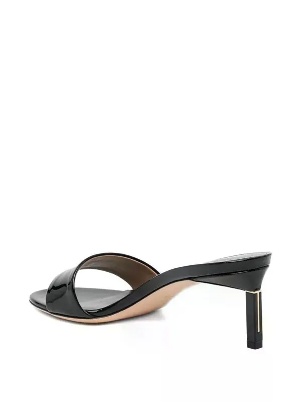 TOM FORD 45mm Leather Heeled Sandals - Black