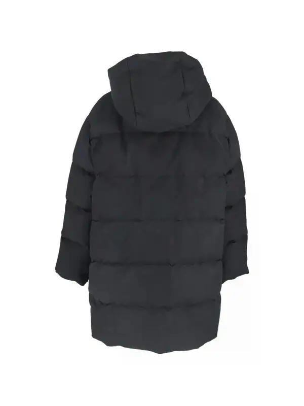 Loewe Hooded Zip-up Down Coat