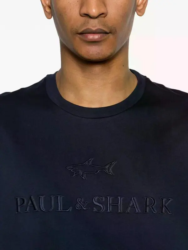 Paul & Shark Logo-detail T-shirt