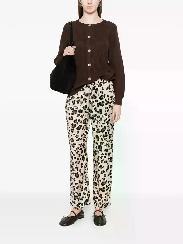 Marella Leopard-print Trousers