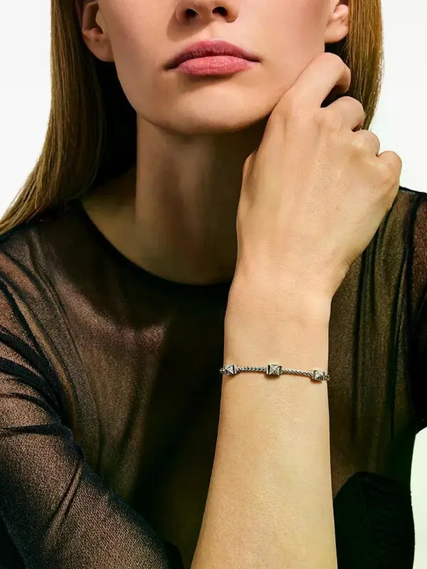 John Hardy Icon Stud Diamond Bracelet