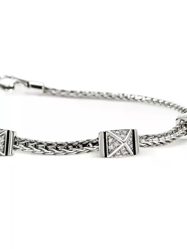 John Hardy Icon Stud Diamond Bracelet
