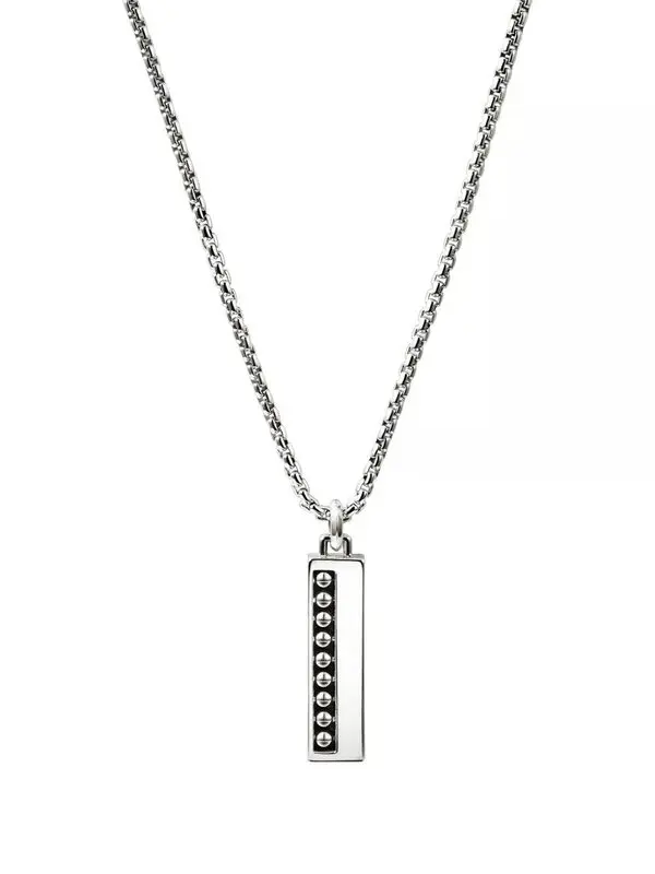 John Hardy Nailhead Sterling Necklace - Silver