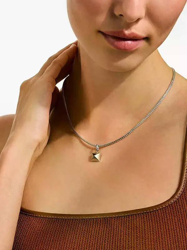 John Hardy Icon Stud Diamond Pendant Necklace