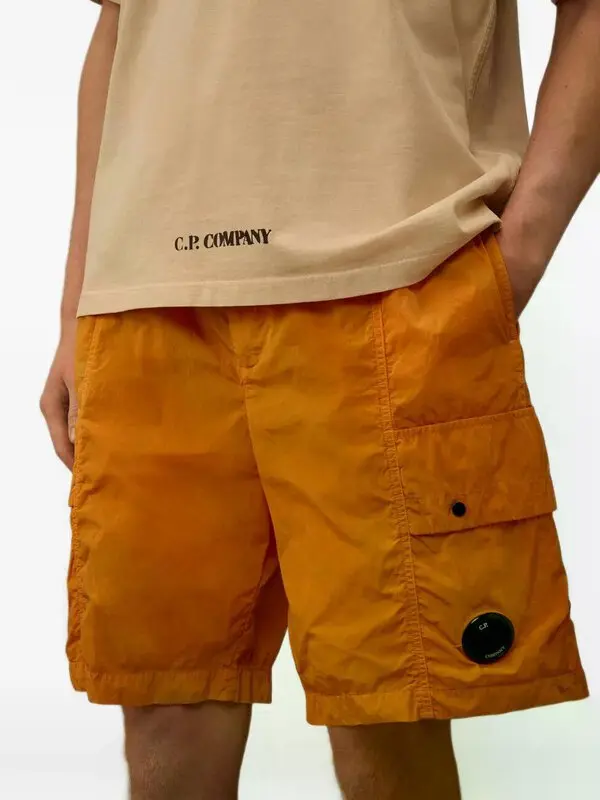 C.P. COMPANY 1020 Jersey Short Sleeve Stencil T-shirt - Neutrals