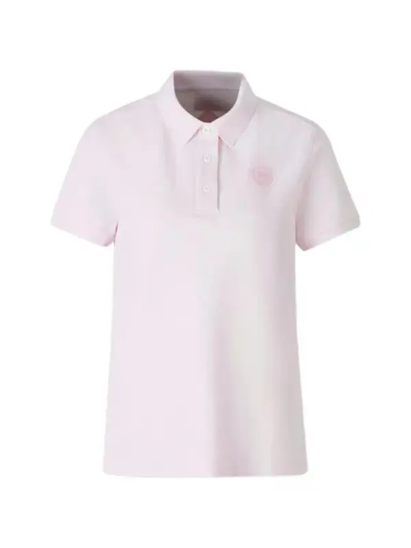 Canada Goose Almira Logo-patch Polo Shirt - Pink