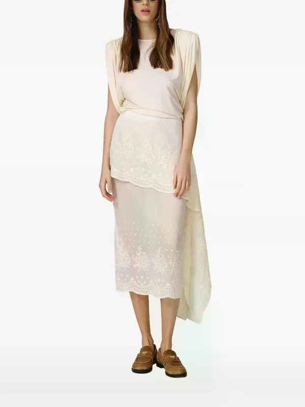 PNK Oversized-shoulders Top