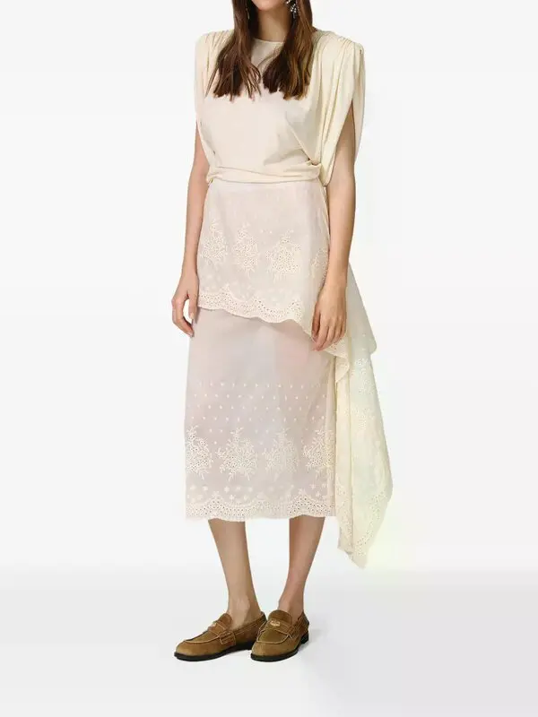 PNK Oversized-shoulders Top