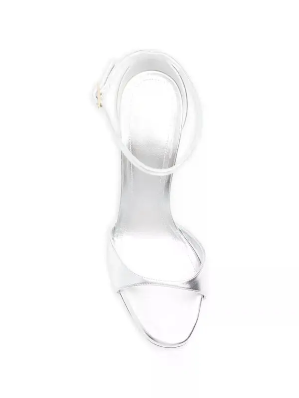 ALEVI MILANO Ankle-strap Stiletto Heel Sandals - Silver