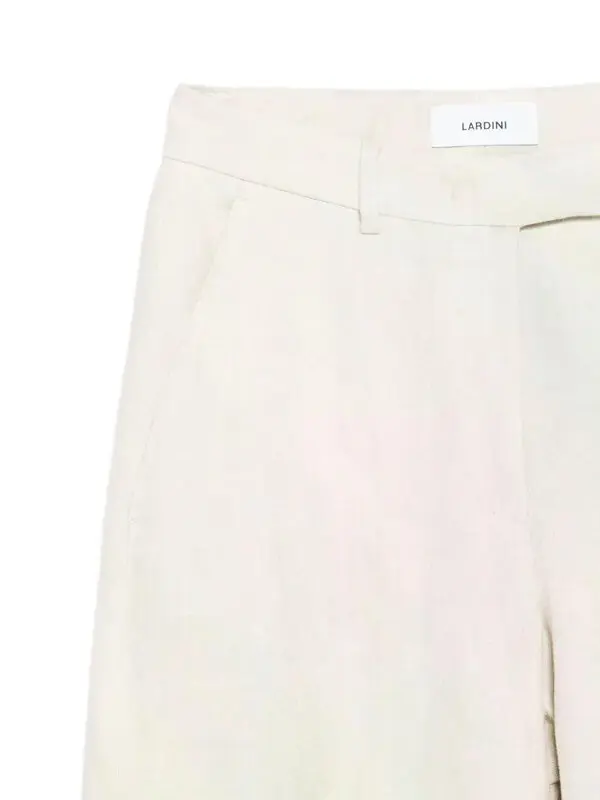 LARDINI Wide-leg Tailored Shorts - Neutrals