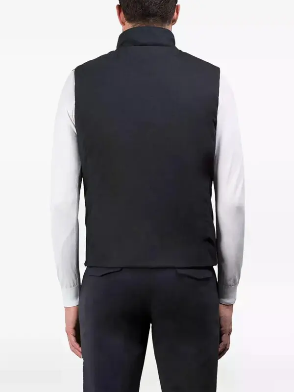 MOORER Zip Virgin Wool Waistcoat
