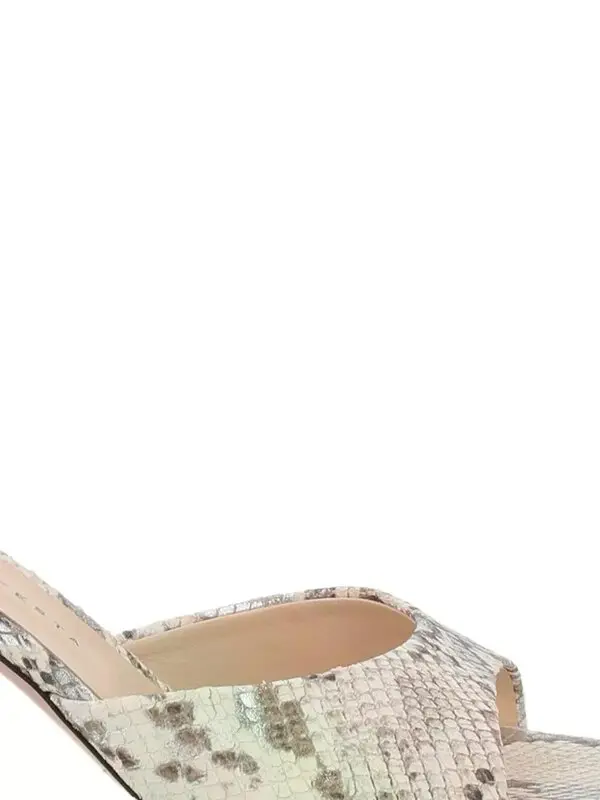 Roberto Festa Snake Print Pumps - Neutrals