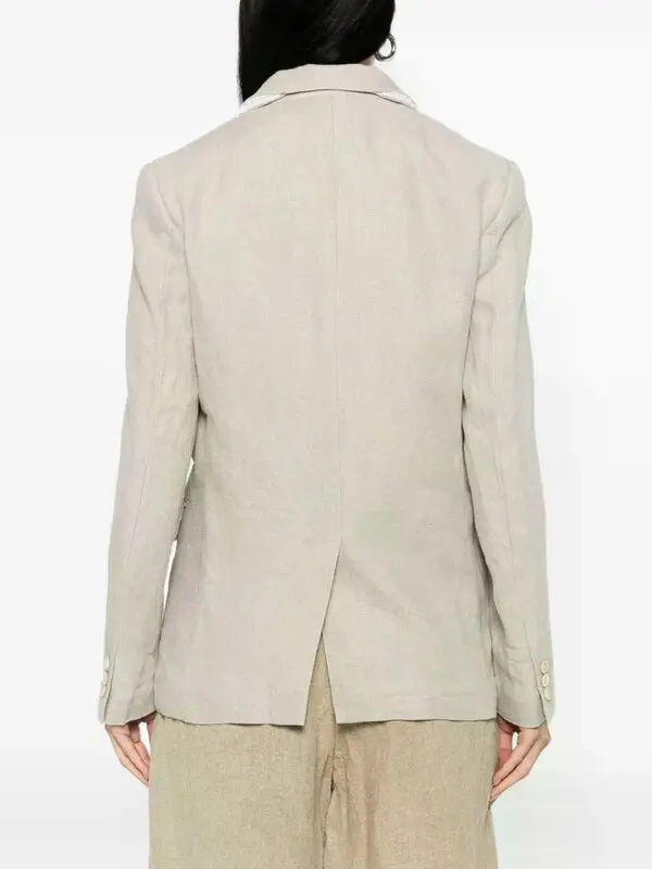 Comme Des Garçons Fringed Blazer - Neutrals