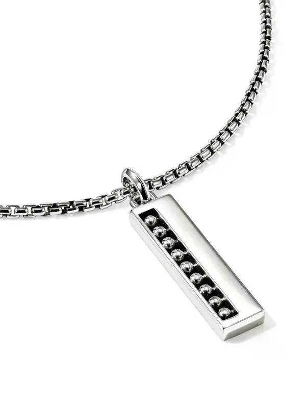 John Hardy Nailhead Pendant Necklace - Silver