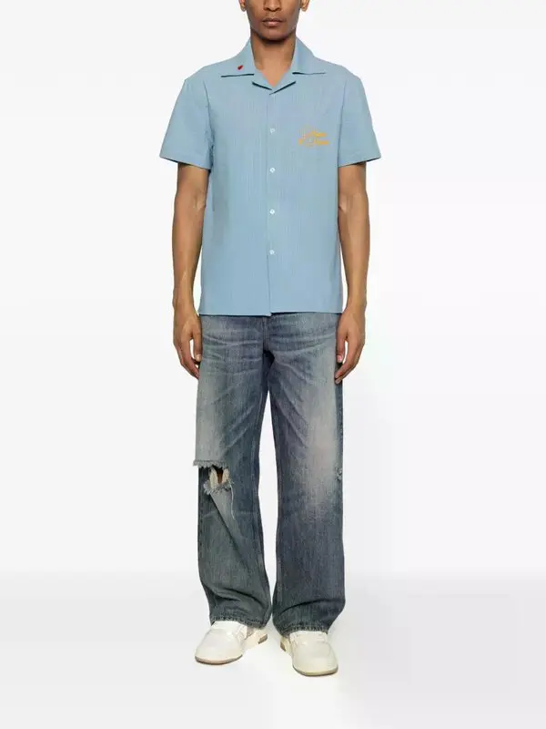 VISION OF SUPER Logo-embroidered Shirt