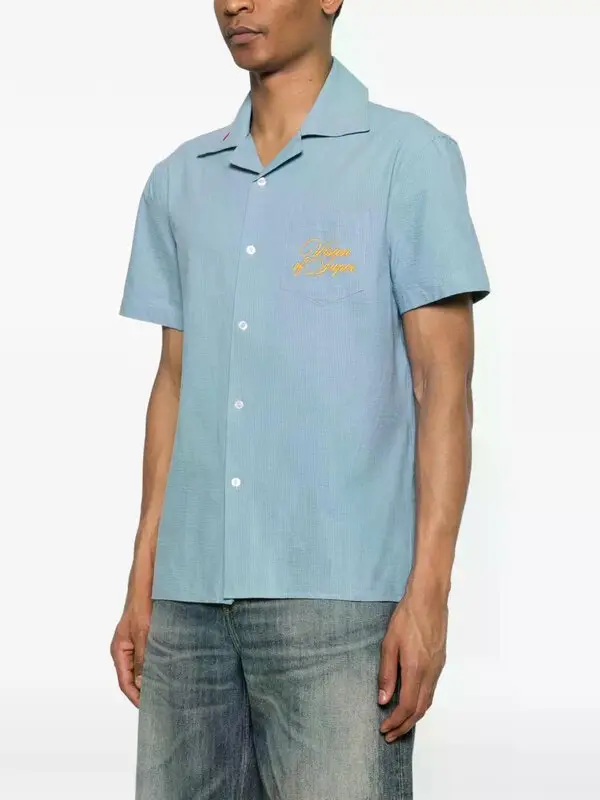 VISION OF SUPER Logo-embroidered Shirt