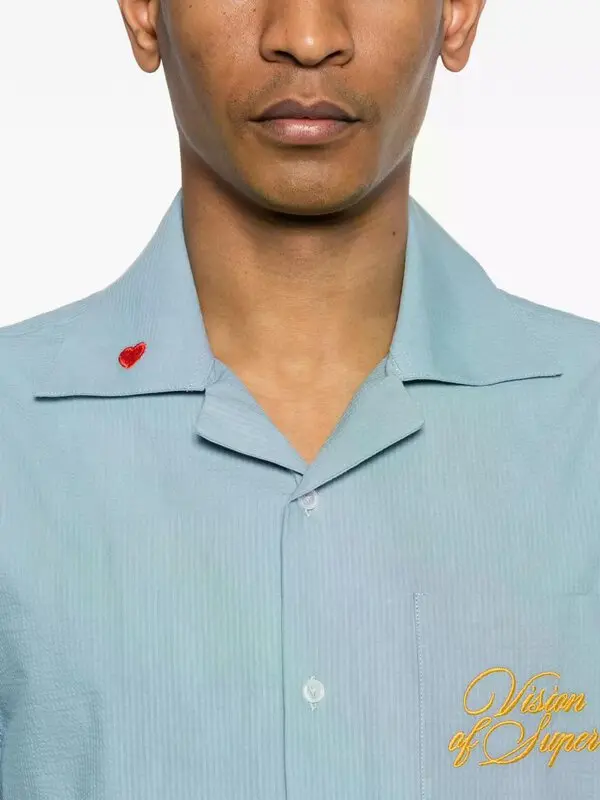 VISION OF SUPER Logo-embroidered Shirt