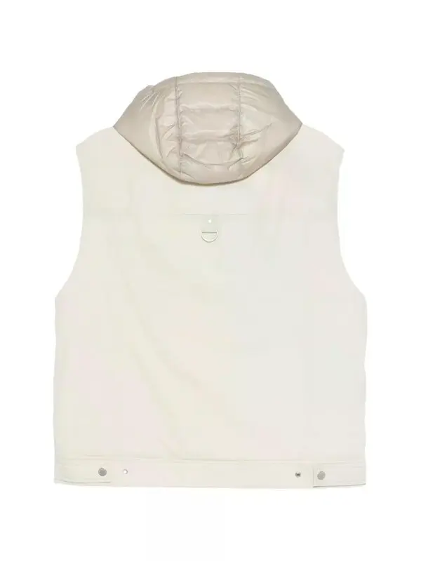 Moose Knuckles Logo-appliqué Gilet - Neutrals