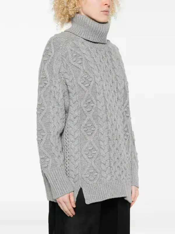 Loulou De Saison Anar Turtleneck Sweater - Grey