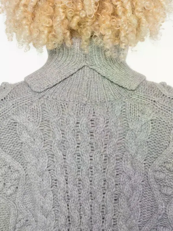 Loulou De Saison Anar Turtleneck Sweater - Grey