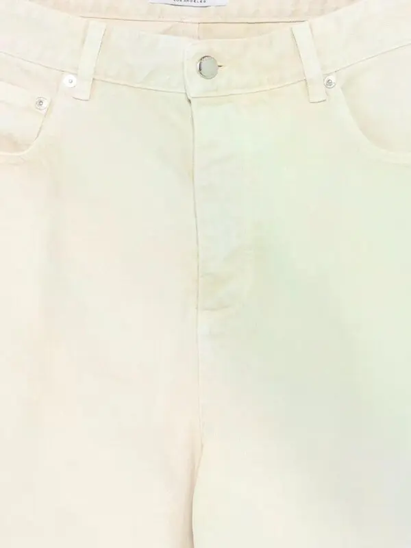 ICON DENIM LOS ANGELES Logo-patch Denim Shorts - Neutrals