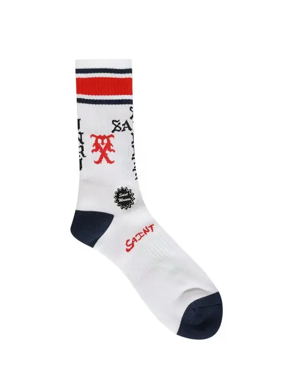 SAINT MXXXXXX Sinner Socks - White
