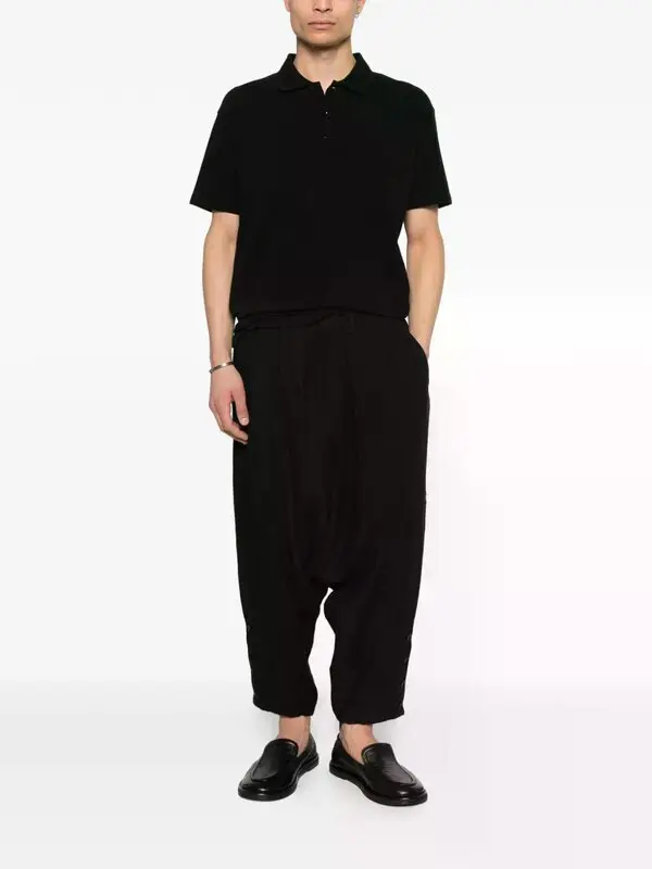 Yohji Yamamoto Point-collar Polo Shirt