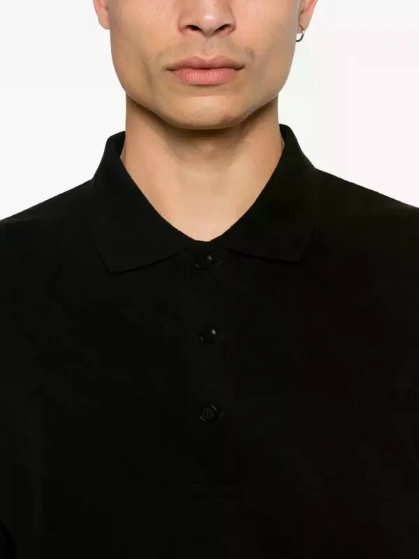 Yohji Yamamoto Point-collar Polo Shirt