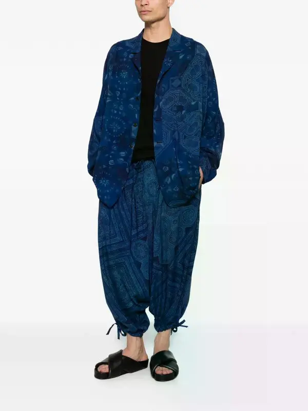 Yohji Yamamoto Tie-fastening Trousers