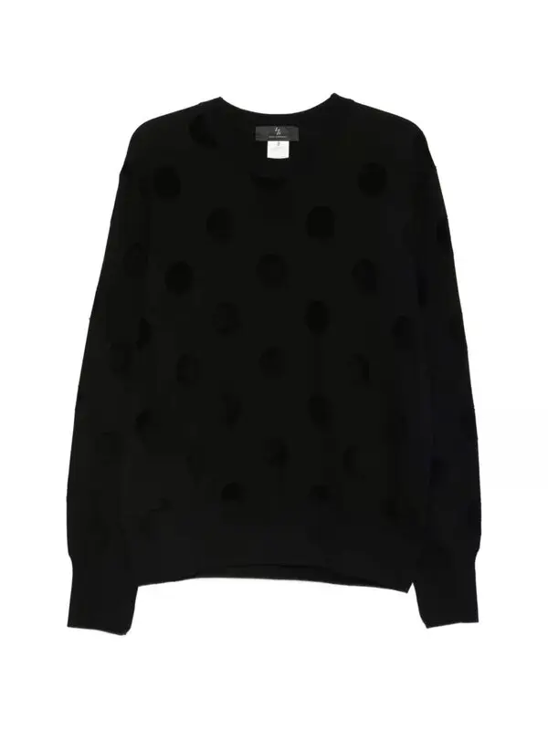 Y’s Polka Dot Pattern Sweater