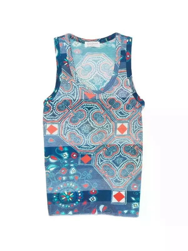Yohji Yamamoto Sleeveless Scoop-neck Vest