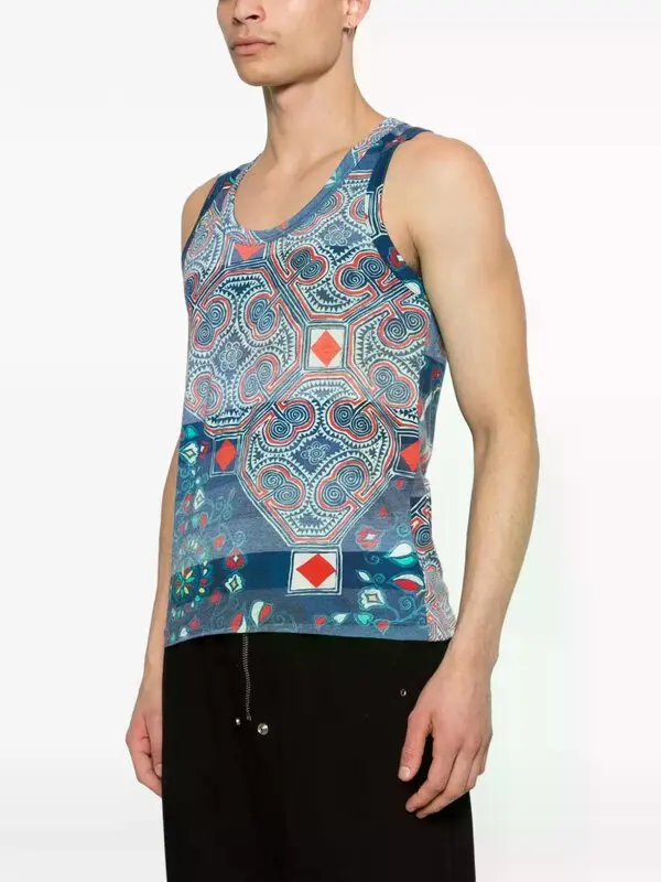 Yohji Yamamoto Sleeveless Scoop-neck Vest