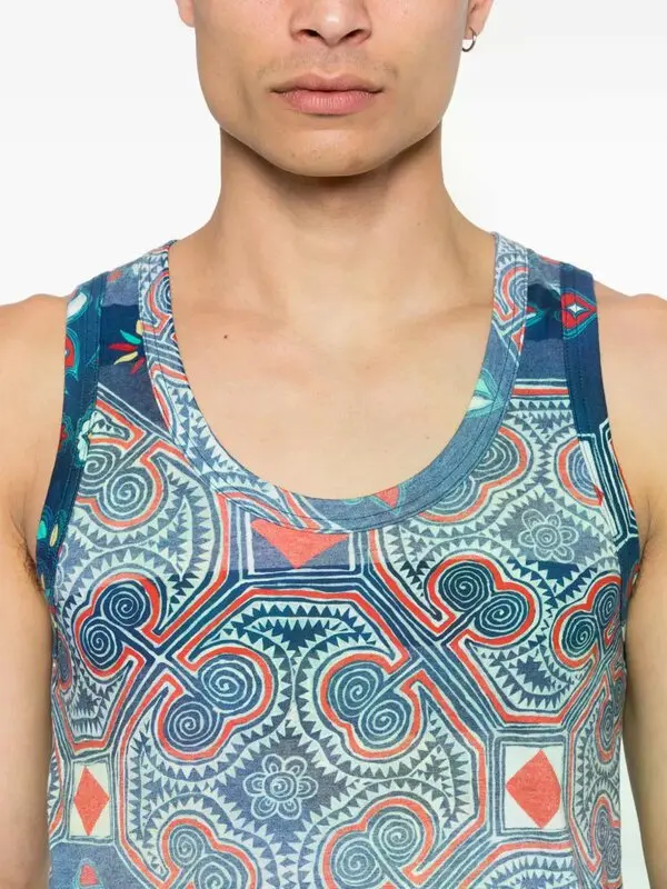 Yohji Yamamoto Sleeveless Scoop-neck Vest