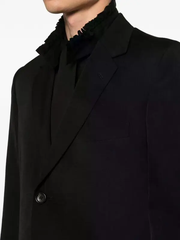 Yohji Yamamoto Button-up Blazer