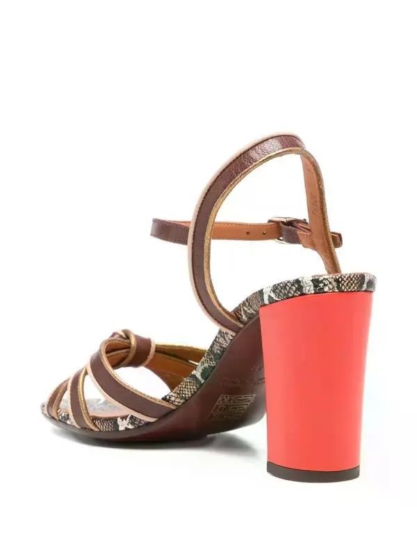 Chie Mihara Ballah Knotted Leather Sandals - Brown