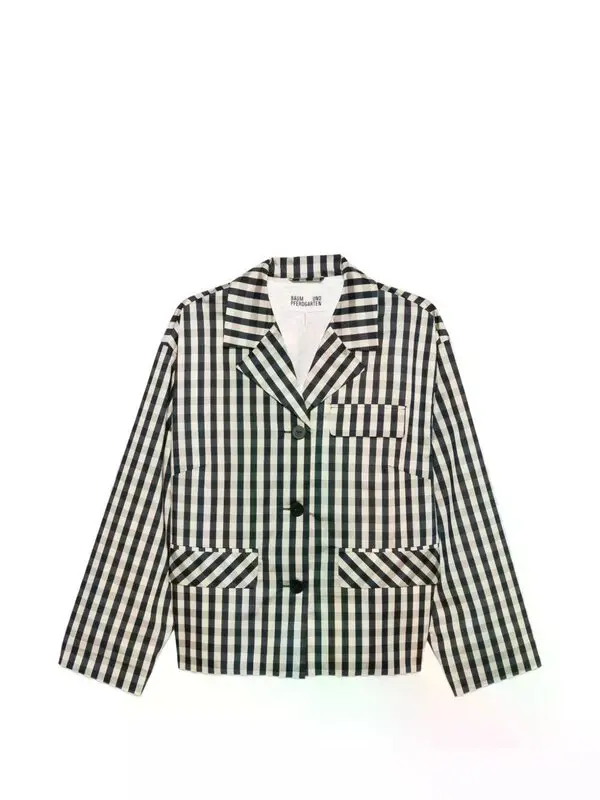 Baum Und Pferdgarten Bani Gingham Jacket - Blue