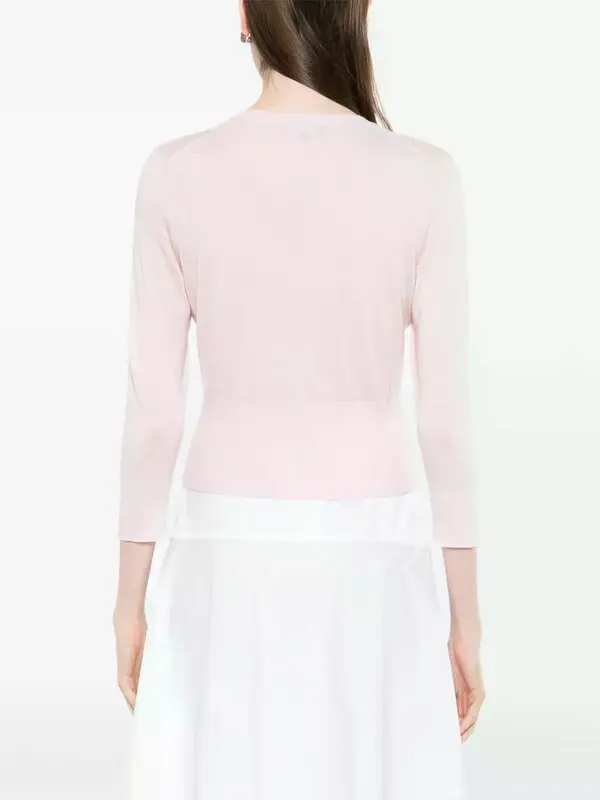 N.peal Darcie Cropped Cardigan - Pink